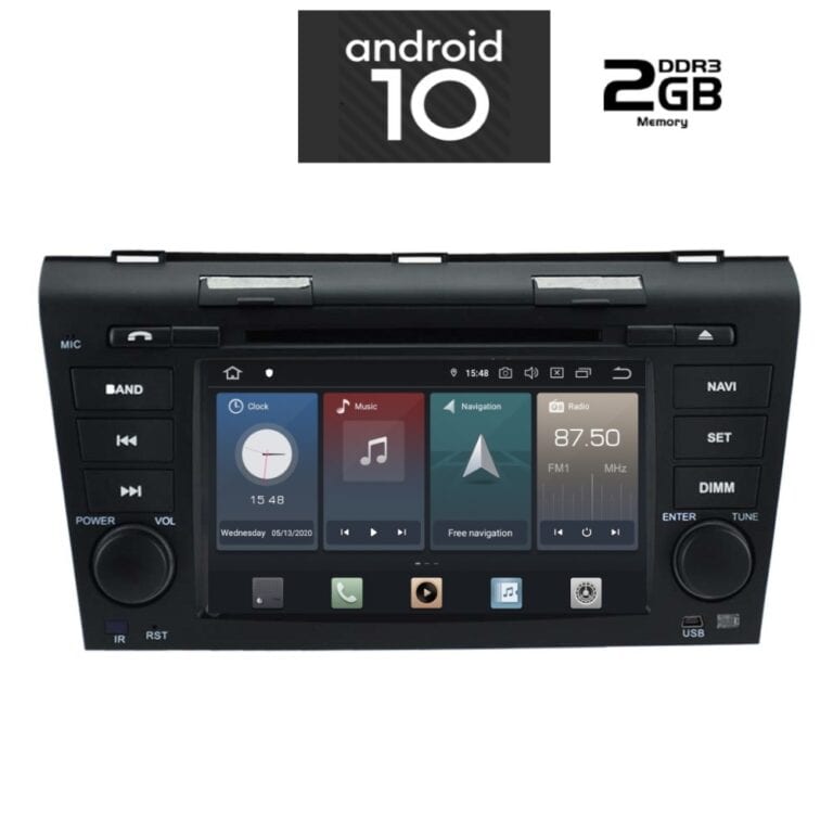 OΘΟΝΗ Multimedia OEM AN X561 GPS MAZDA 3 2003-2008 | CARalarms - Big ...
